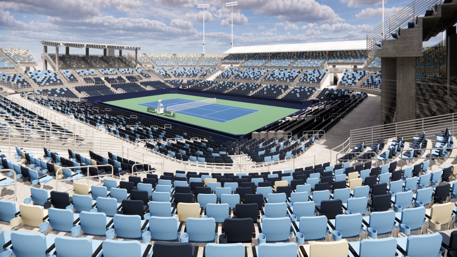 Center Court to Undergo a Total Seating Transformation - Cincinnati Open