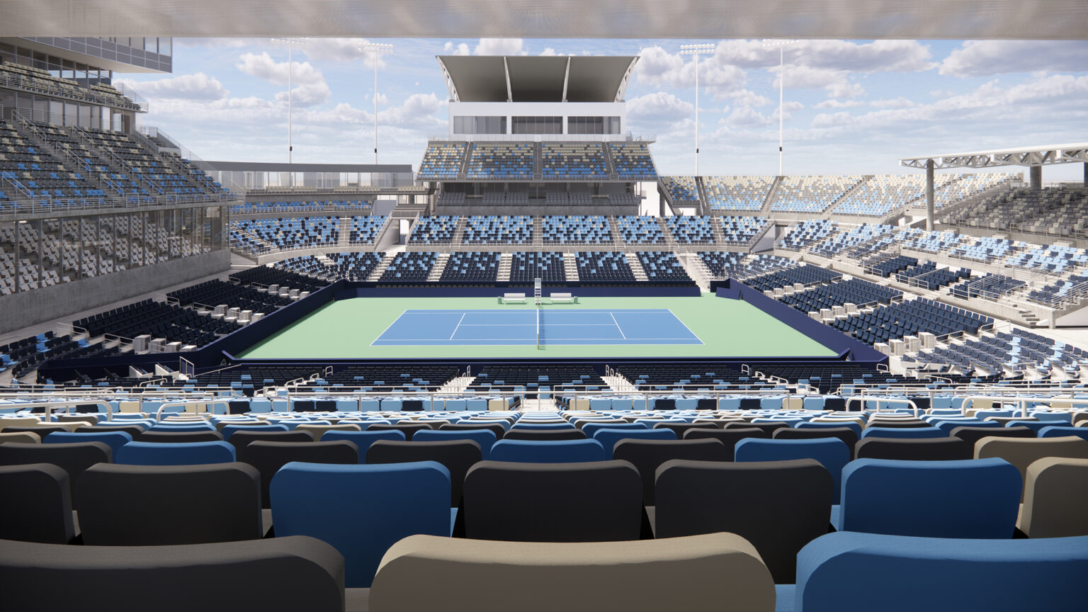 Center Court to Undergo a Total Seating Transformation - Cincinnati Open